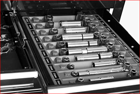 Socket Organizer for Toolboxes | Find the Right Socket Easily | Tool Sorter